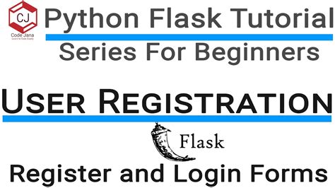 Python Flask Tutorial Register And Login Page With Flask WTF Code Jana YouTube