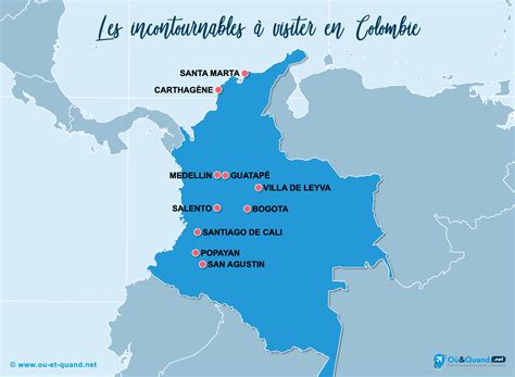 46 Lieux à Visiter En Colombie Que Faire Où Aller Carte