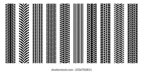 Tractor Tracks Vector