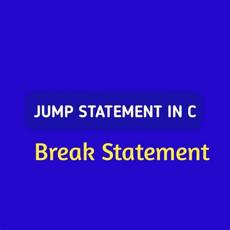 break statement in c the term break originates from the… by dev