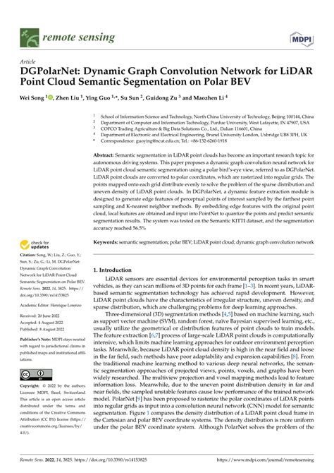 Pdf Dgpolarnet Dynamic Graph Convolution Network For Lidar Point