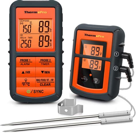 Thermopro Tp829 1000ft Wireless Meat Thermometer Digital