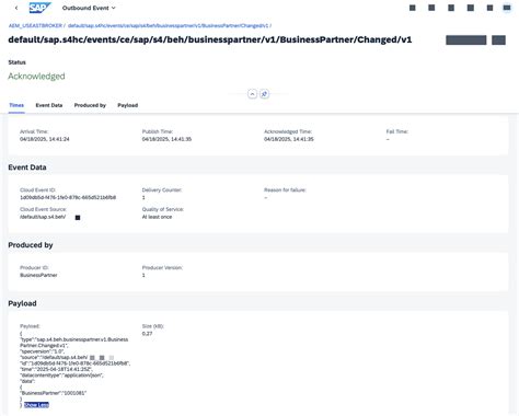 Configure Outbound Events In Sap S 4hana Cloud Sap Tutorials