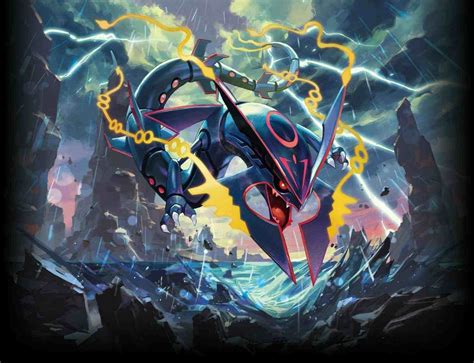 🔥 [24 ] Shiny Mega Rayquaza Wallpapers Wallpapersafari