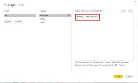 Static Row Level Security In Power BI Power BI Training In Sydney And Melbourne Power BI