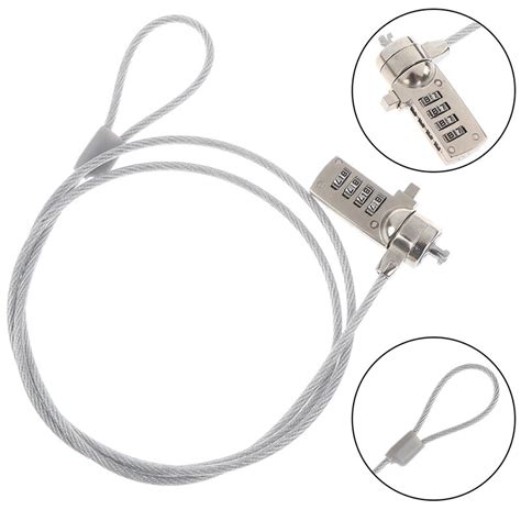 4 Digit Security Password Computer Lock Anti Theft Vicedeal