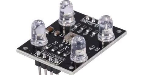 Purwokerto Robotika Modul Sensor Warna TCS3200 TCS320 Module Sensor Color