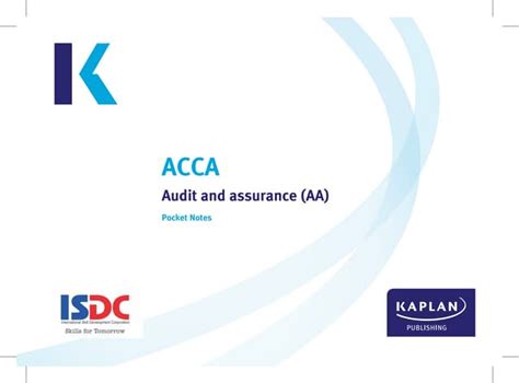 Acca Kaplanisdc Aa F8 Pocket Notes Pdf Pdf