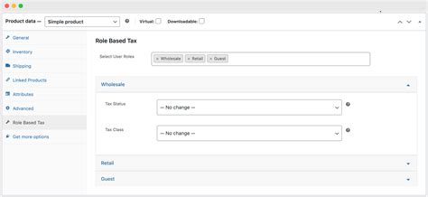 Woocommerce Role Based Tax Rates Tax Display And Classes