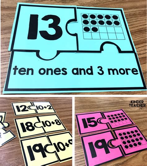 Decomposing Teen Numbers A Kinderteacher Life