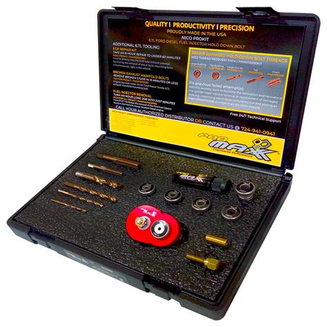Promaxx Ford 67l Diesel Fuel Injector Broken Bolt Tool Kit
