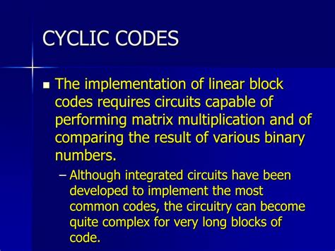 ppt using the matlab communications toolbox to look at cyclic coding