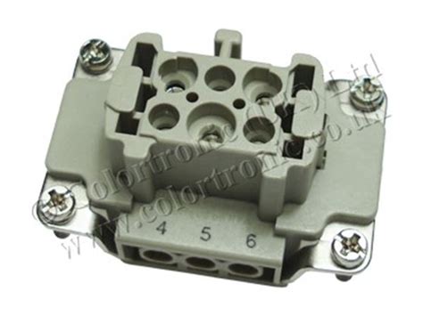 Socket Insert 6 Pin Female Motan Colortronic