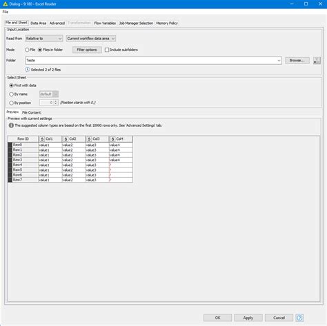Excel Reader How To Solve The Following Columns Are Not Contained In