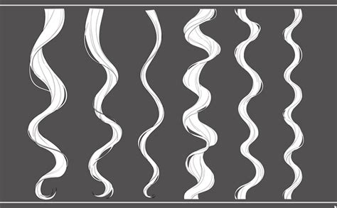 간단하게 그리는 곱슬 머리카락 픽셀플러스