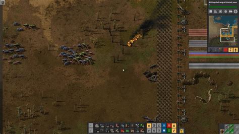 Artillery Range Upgrade And The Resulting Swarms Rfactorio