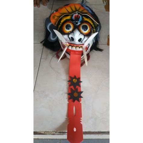 Jual Topeng Leak Bali Rambut Panjang Topeng Rangda Leak Shopee Indonesia