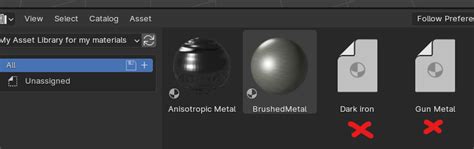 Asset Browser Material Preview Not Showing Here Why Basics Interface Blender Artists