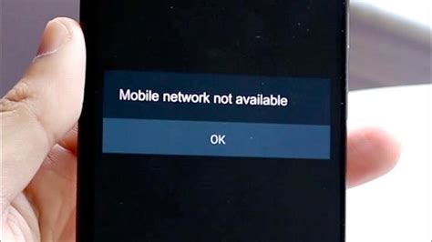 how to fix mobile network unavailable error on android phones a