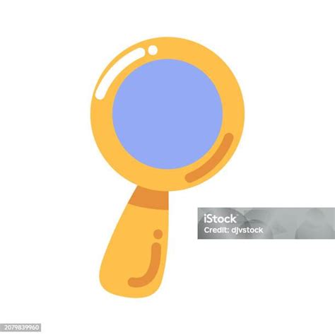 Cartoon Magnifying Glass Stock Illustration Download Image Now