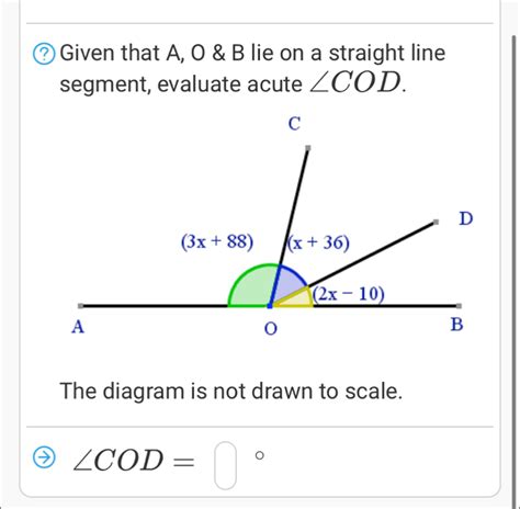 solved given that a o and b lie on a straight line segment evaluate