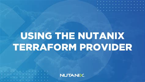 Terraform Nutanixdev