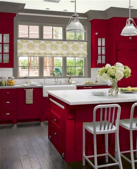 Dark Red Kitchen Walls At Hiroko Hall Blog