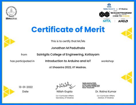 Iitmadras Iot Arduino Shaastra Shaastra2022 Codetochaos Workshop Jonathan M Paduthala