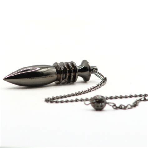 Mer Isis Black Metal Pendulum Dowsing And Divination Curious Cauldron