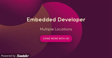 Embedded Developer Sebratec