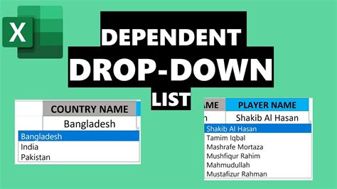 How To Make A Dependent Drop Down List Excel Design Talk