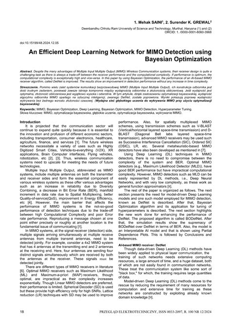 pdf an efficient deep learning network for mimo detection using