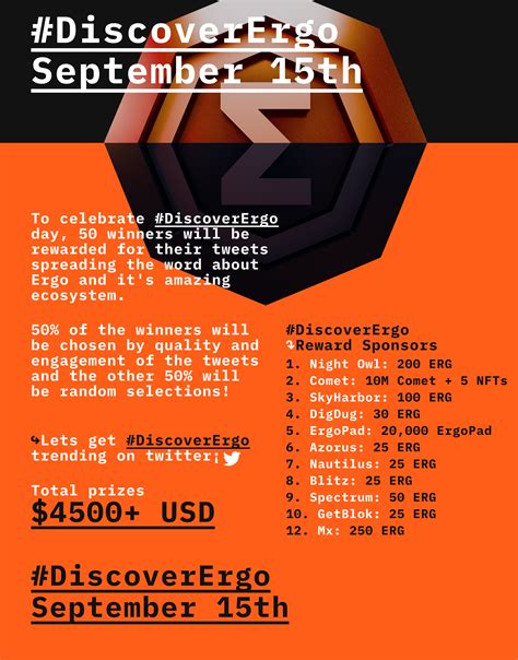 discoverergo day just started midnight utc and will run for the next
