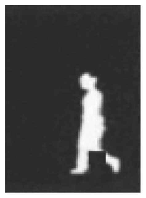 gait feature extraction effect of human body movement image with