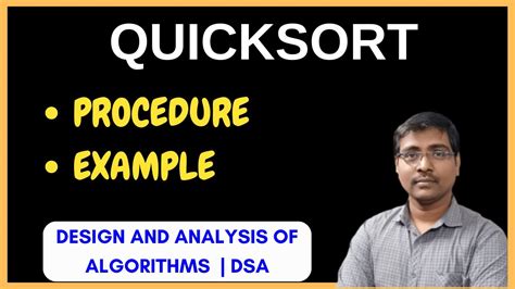 quick sort algorithm analysis time complexity example 2