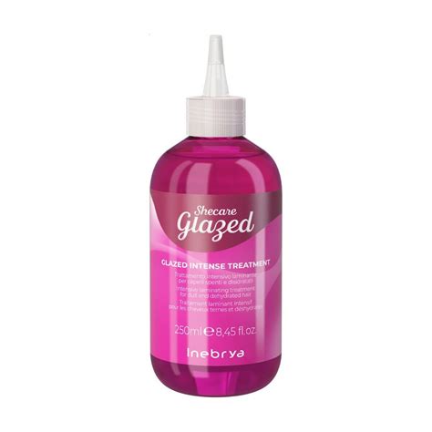 Крем уход для блеска волос Inebrya Sheсарe Glazed Intense Treatment с эффектом глазирования 250