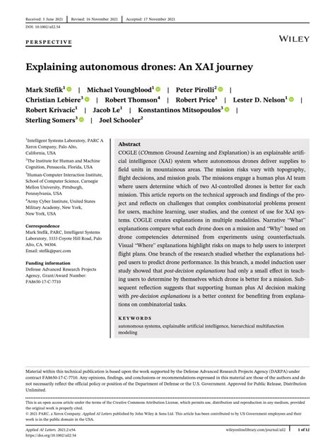 Pdf Xai—explainable Artificial Intelligence