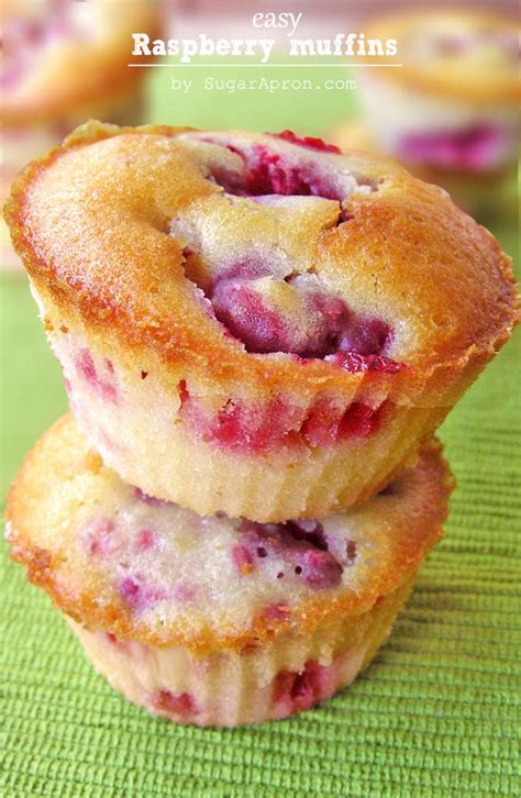 Easy Raspberry Muffins Sugar Apron