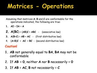Matrices PPTX