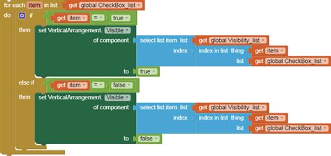 convert set of similar blocks to loop mit app inventor help mit app