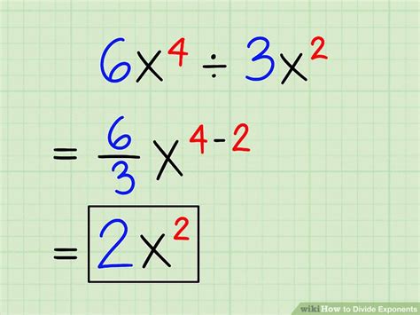 How To Divide Exponents Quotient Property Of Powers