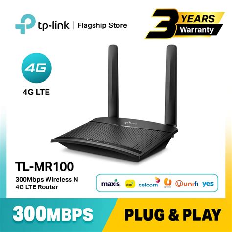 Tp Link Tl Mr Mbps Wireless N G Lte Router Shopee Malaysia