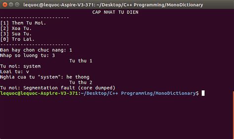 sửa lỗi segmentation fault core dumped trên c programming dạy