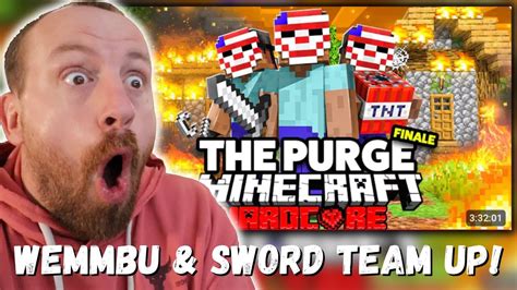Wemmbu And Sword Team Up Sword4000 100 Players Simulate The Purge In