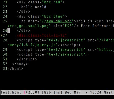 Syntax Highlighting Detect Missing Html Emacs Web Mode Emacs