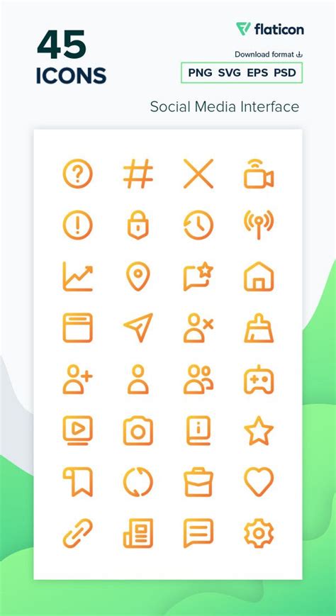download free social media interface icons