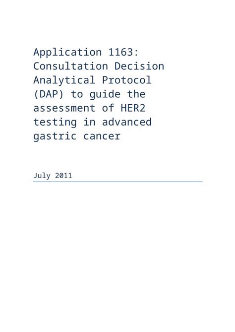docx draft protocol to guide the assessment of her2 testing in