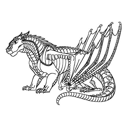 Wings Of Fire Dragon Coloring Pages At Getdrawings Free Download
