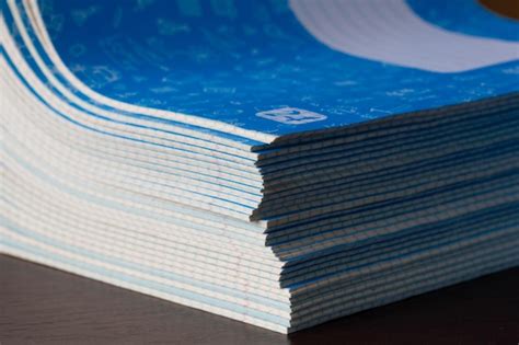 Premium Photo Stack Of Notebooks Back To School A Pack Of Blue School