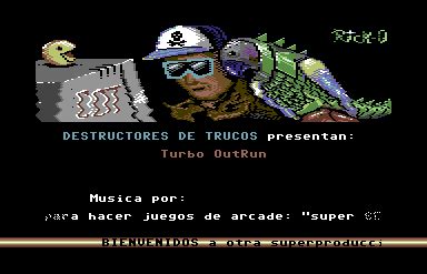 CSDb Turbo Outrun By Destructores De Trucos CSDb Turbo Outrun By Destructores De Trucos